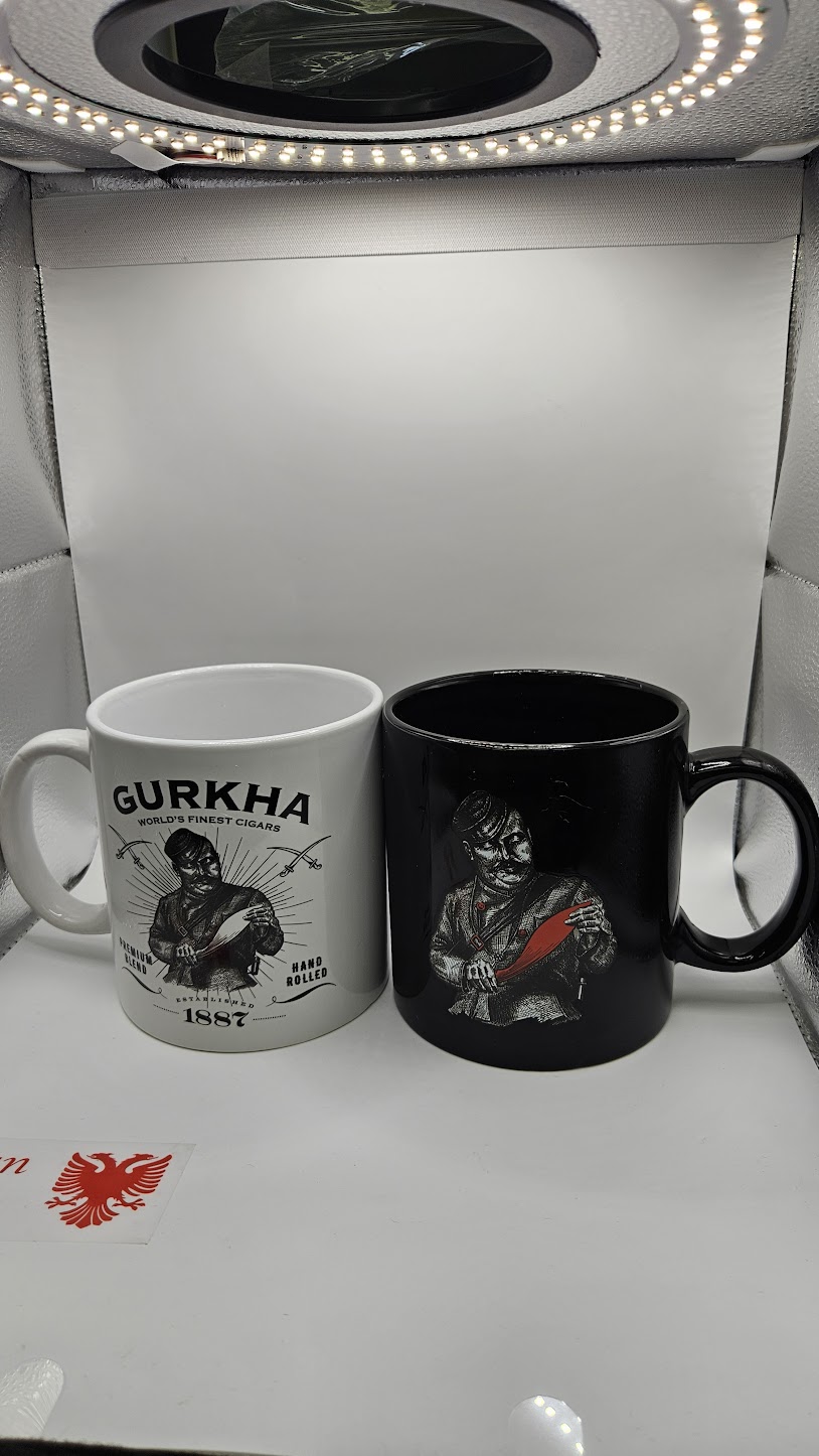 Gurkha Coffee Mugs Set ( Black&White Limited Edition )